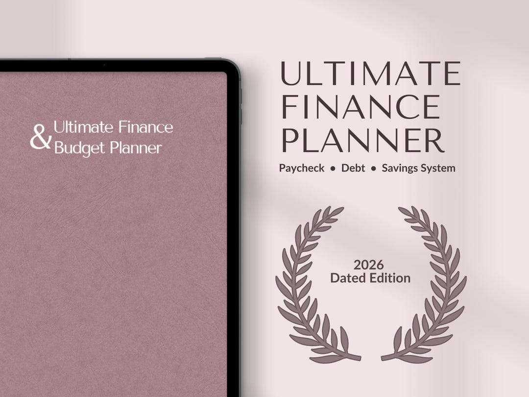 Ultimate Digital Budget Planner 2026 | Paycheck & Zero Based Budget ...