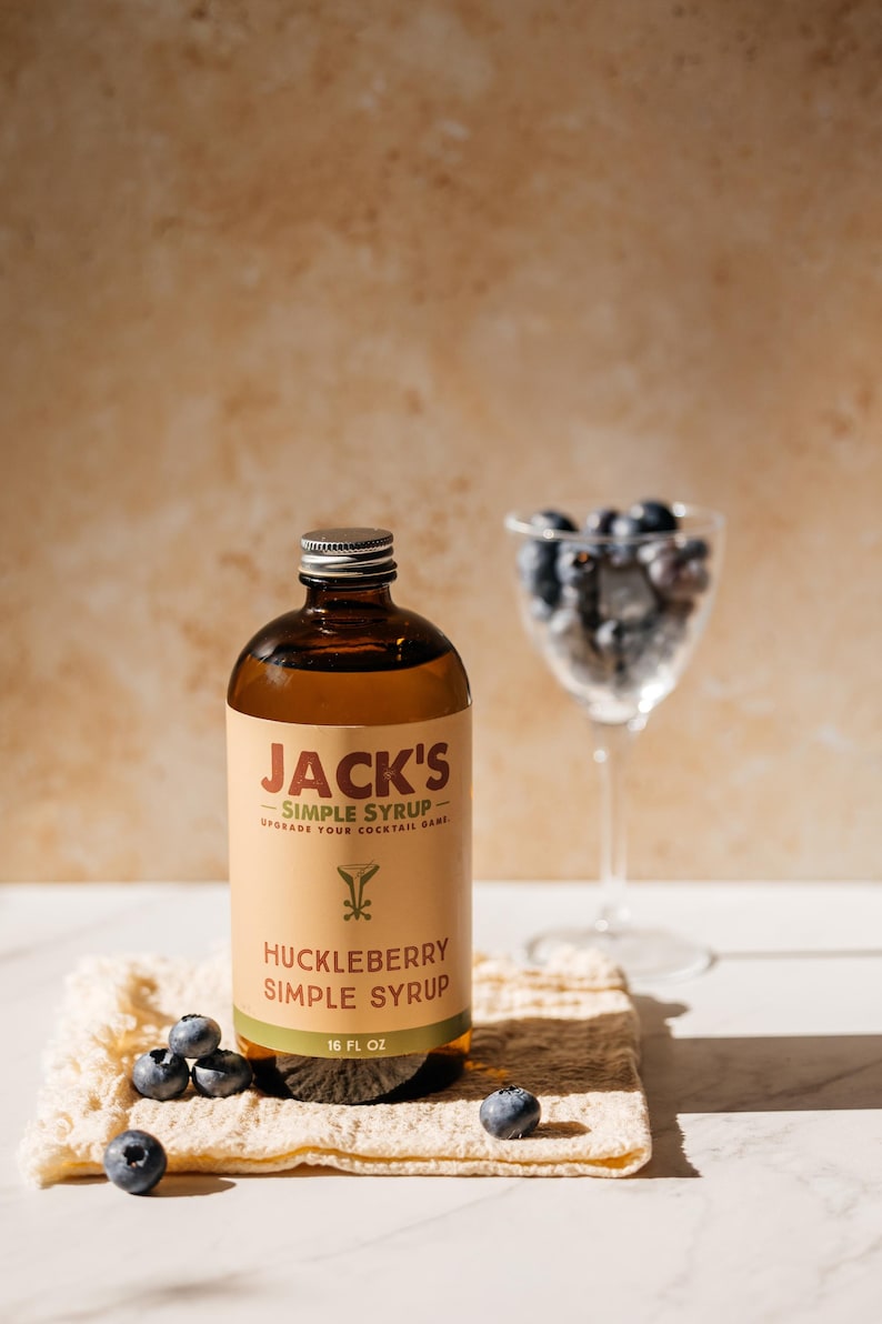 Huckleberry Simple Syrup - Etsy