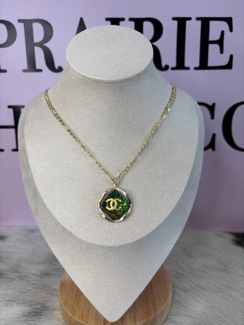 UPCYCLED Greed Cv Necklace - Etsy