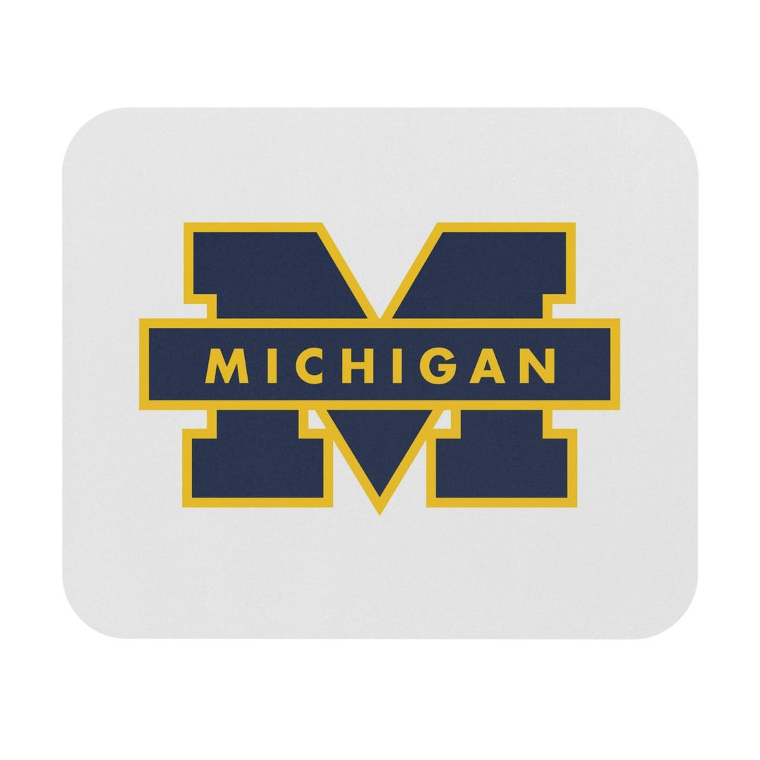 University of Michigan Mouse Pad | University Logo Mousepad - Etsy
