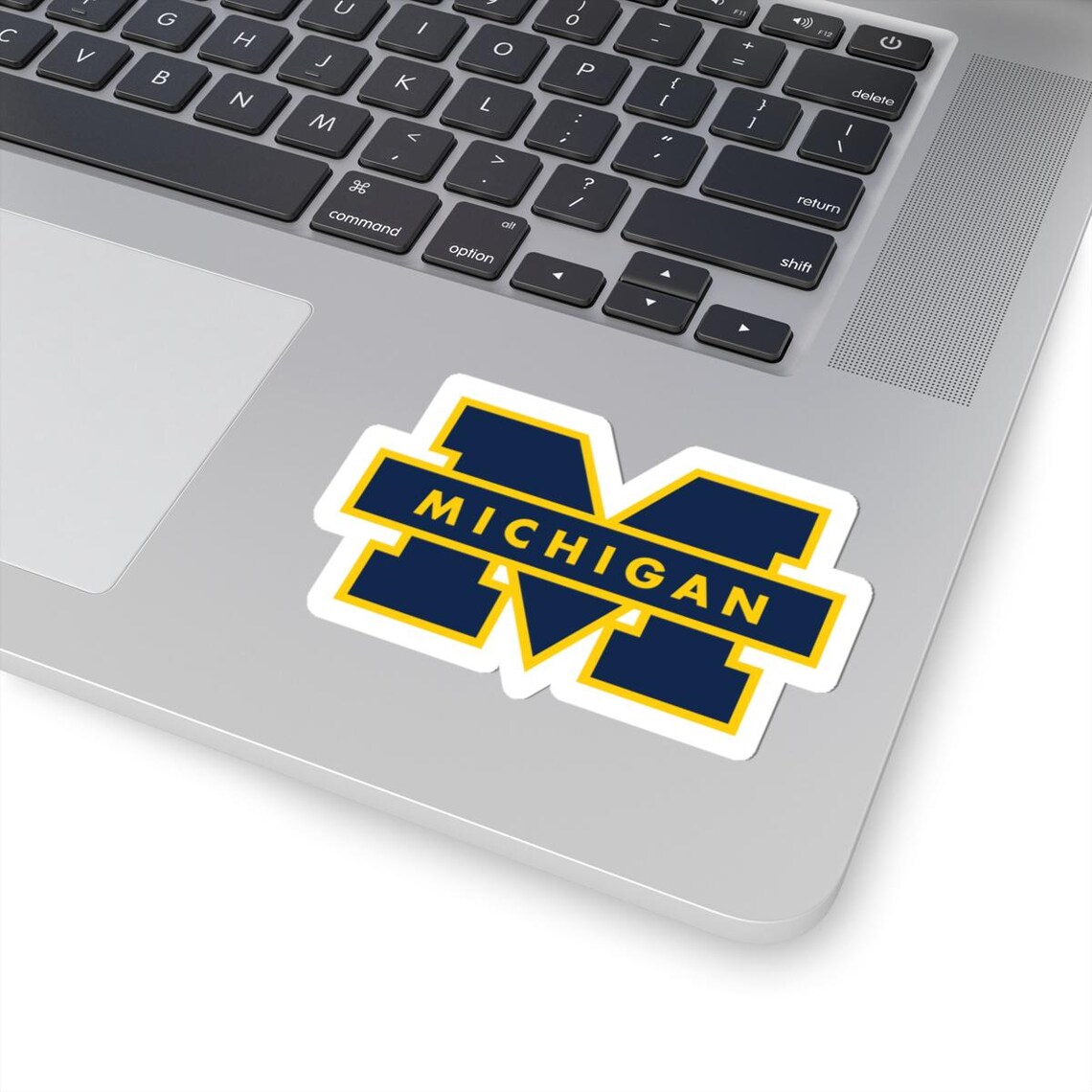 University of Michigan M Sticker | Kiss-cut Vinyl Sticker - Etsy