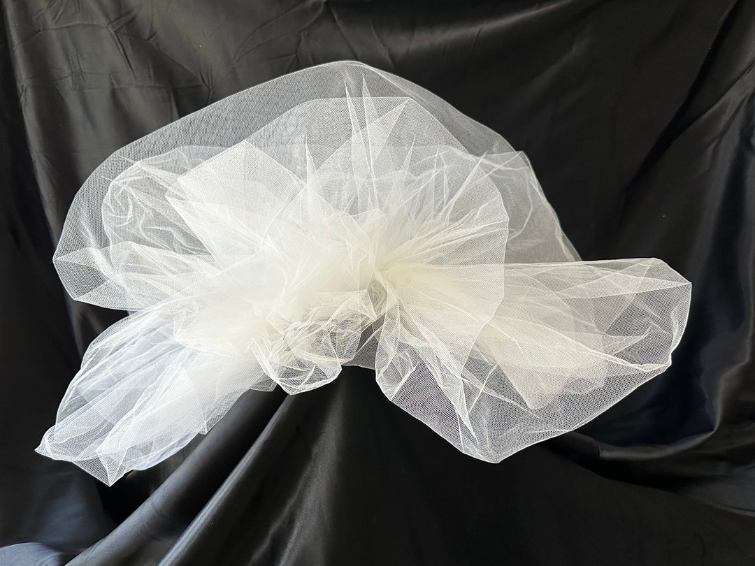 Short Poofy Bubble Bouffant Ivory Bridal Veil - Etsy