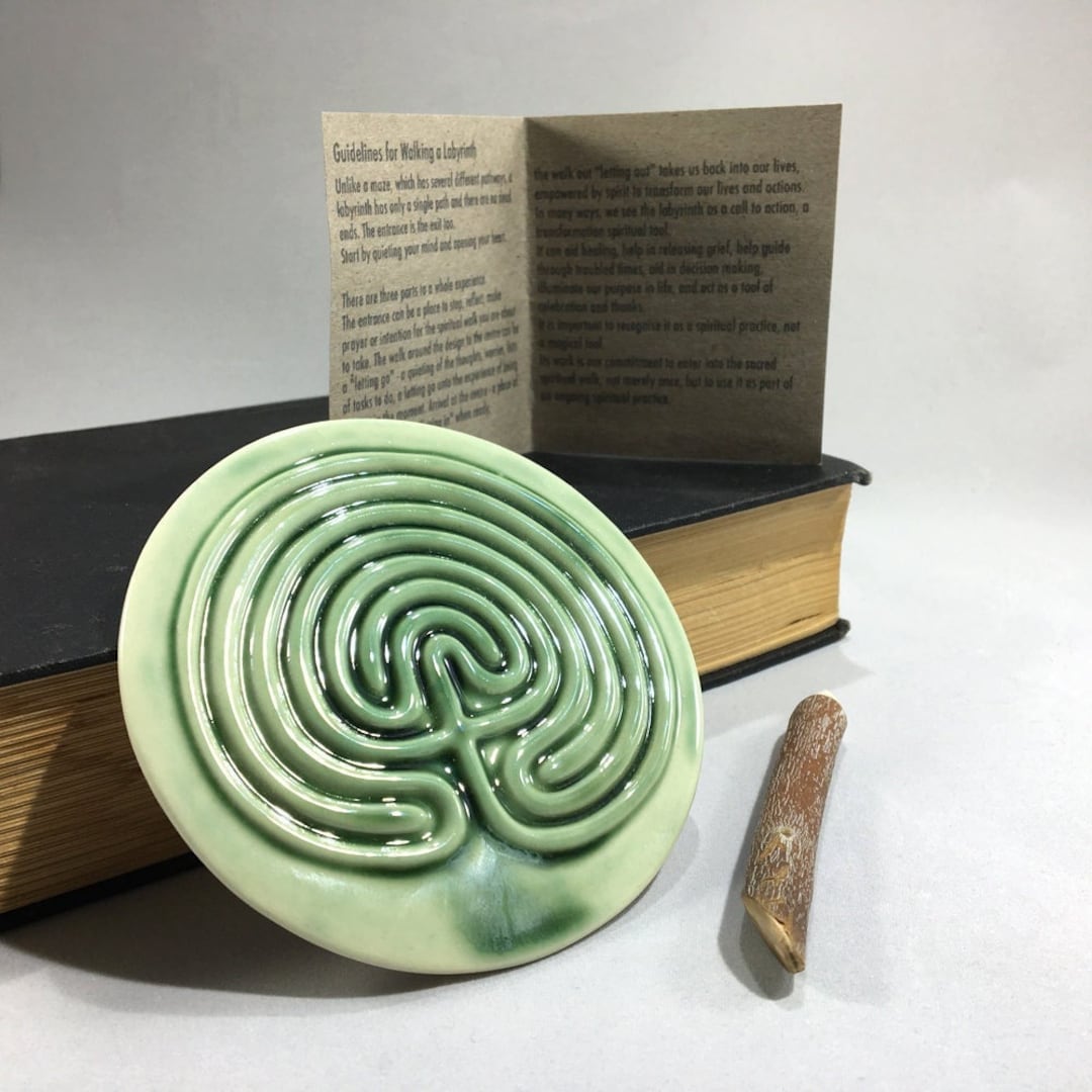 Handmade Tracing Labyrinth, Calm Space, Meditation, Mindfulness Tool ...