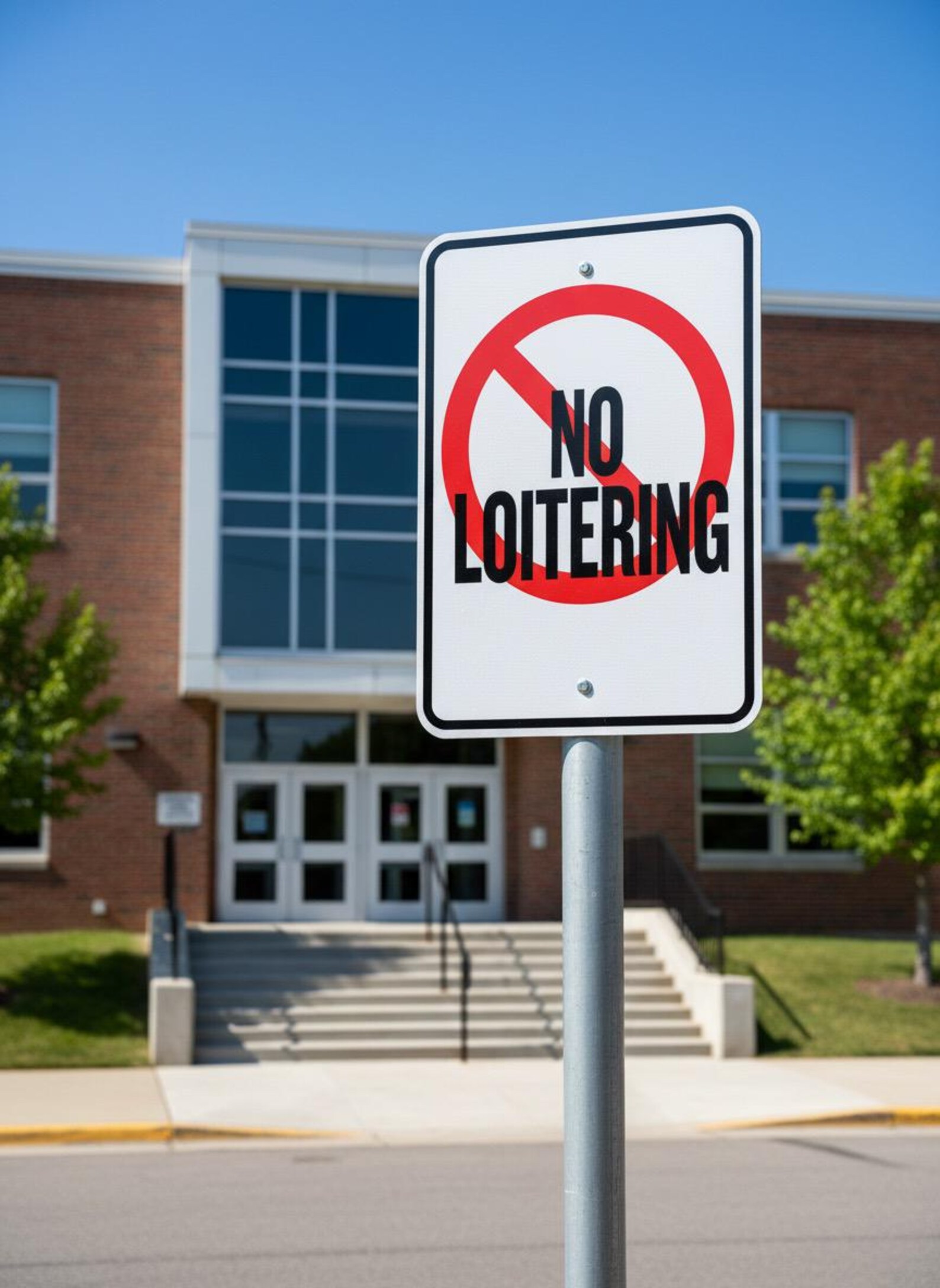 No Loitering Sign – Large Printable Warning Sign (18x24 & 24x36 ...