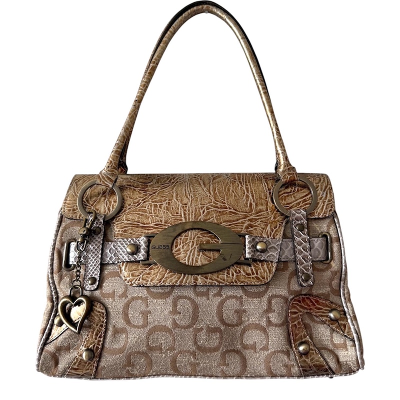Guess Monogram Handbag - Etsy