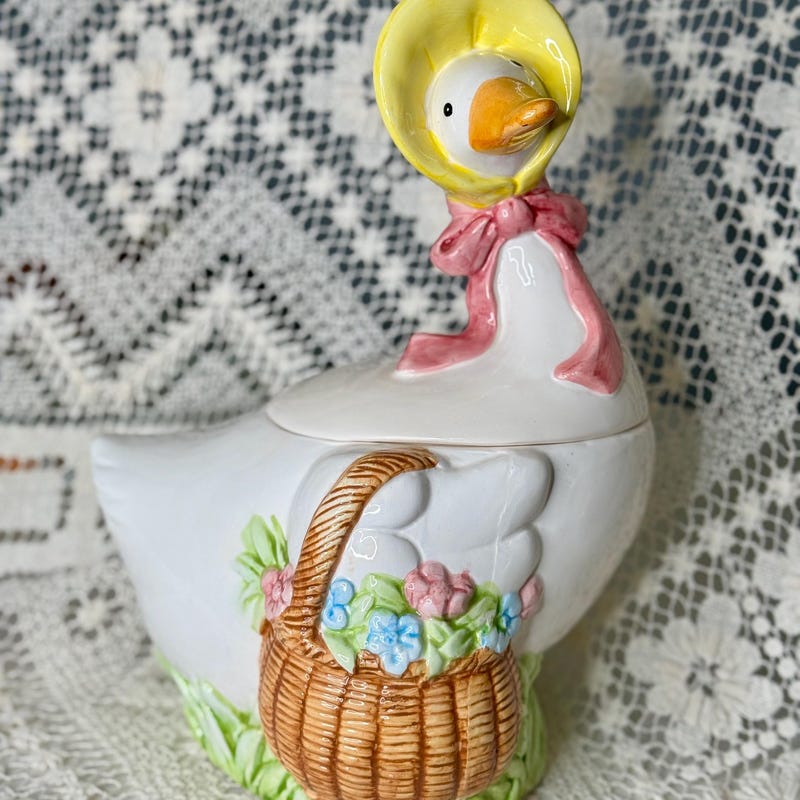 Vintage Goose Cookie Jars - Etsy UK