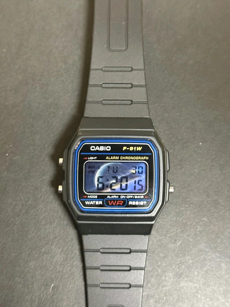 Casio F91W Honkai Mod - Etsy