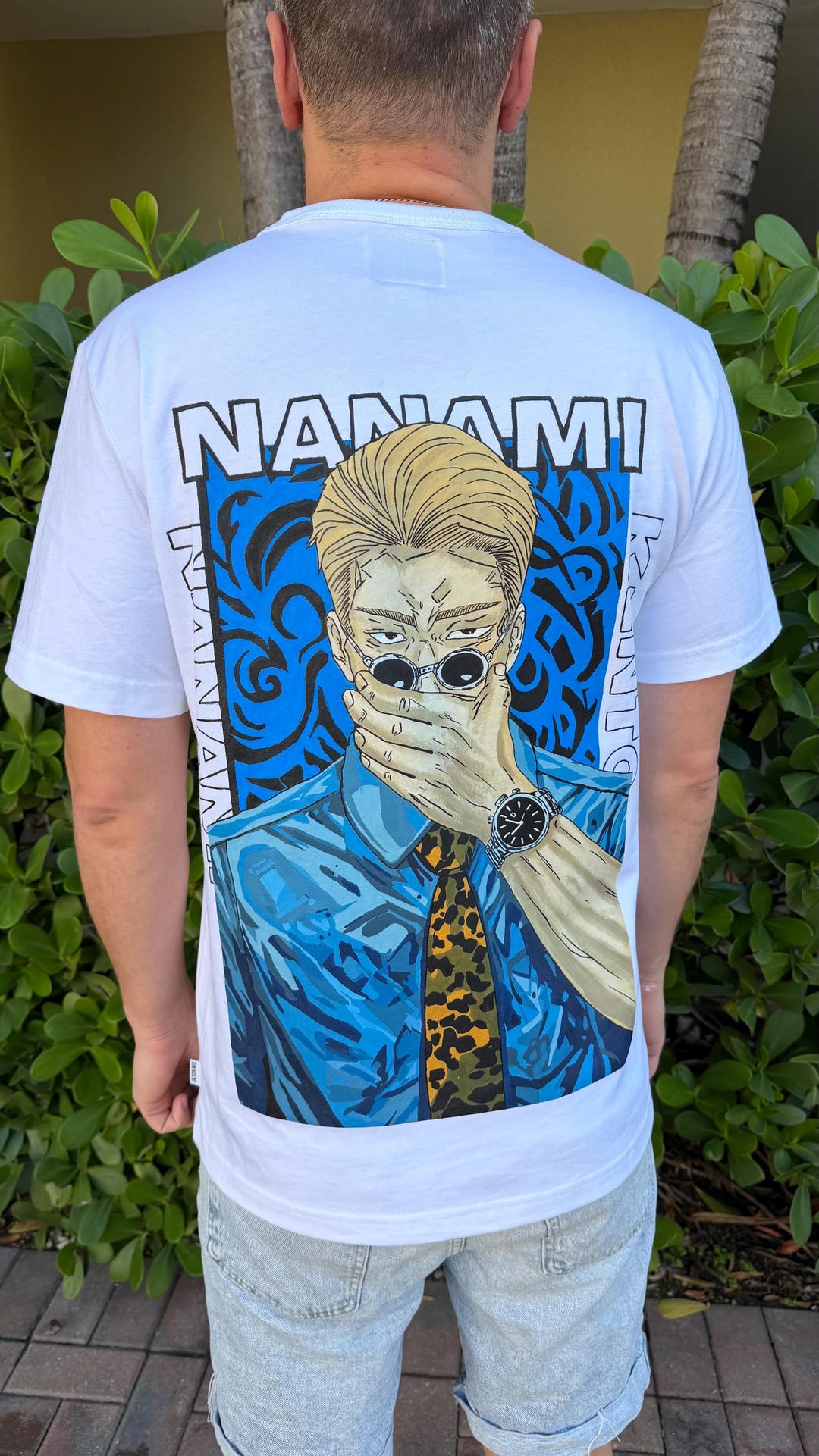 Original Nanami Kento Anime Art T-shirt | Hand Drawn Illustration ...