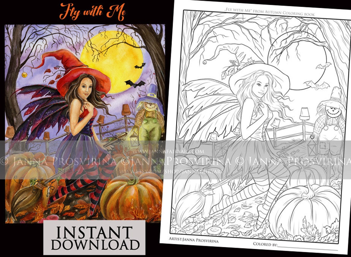 Digital Stamp, Printable, Instant Download, Digi Stamp, Coloring Page ...
