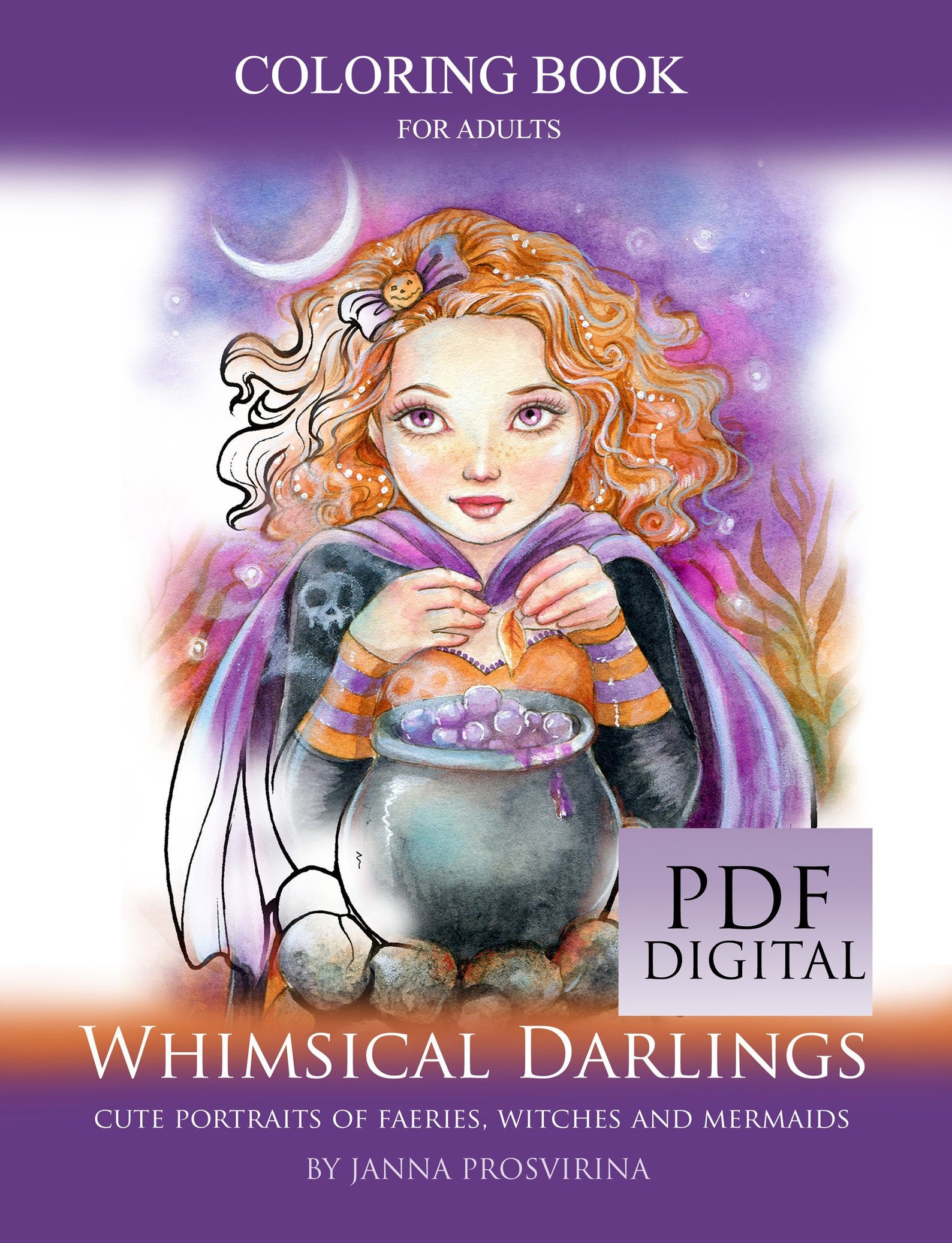 Digital Book Coloring Pdfprintable Instant Download - Etsy