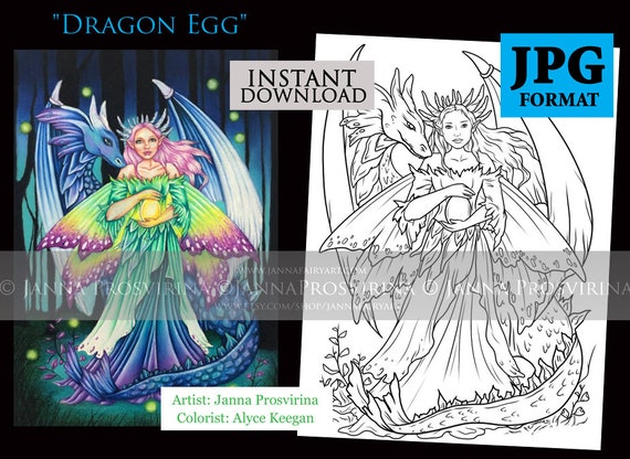 Kit&clowder Coloring Classes Digital Stamp Printable Instant - Etsy