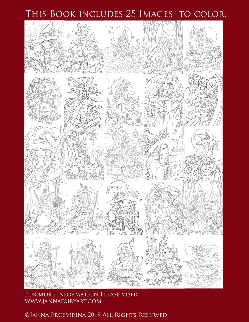 Digital Book Coloring Pdfprintable Instant Download Digi - Etsy