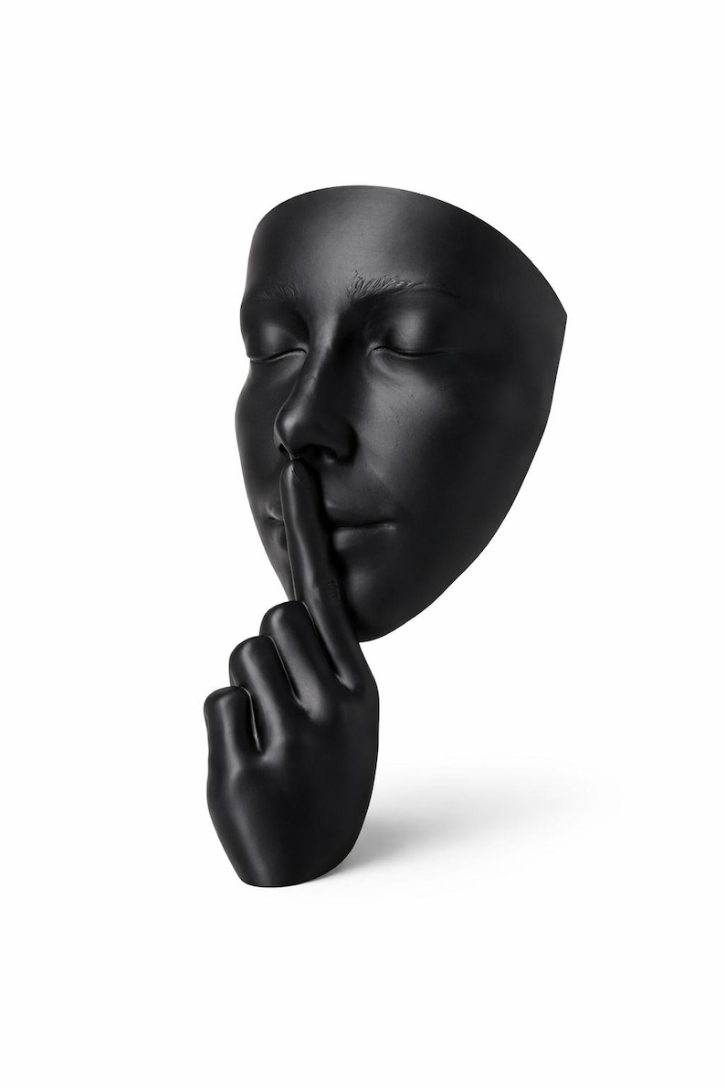 Modern Face Wall Planter – Sculptural Wall Vase – Minimalist Home Decor ...