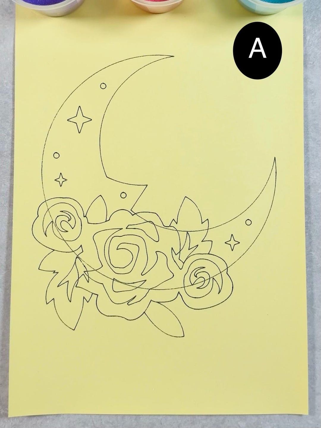Choose Any 3 Sand Art Paper Sheets | Handmade A4 Decorative Die Cut ...