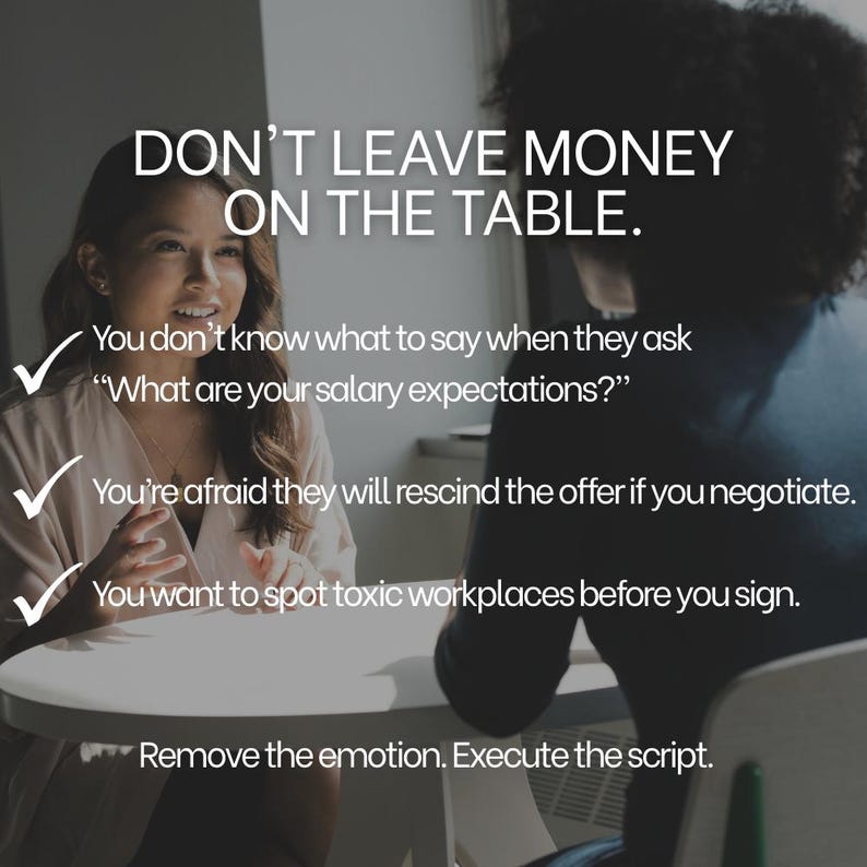 Job Offer Negotiation Scripts | Salary Counter Proposal Template | New ...