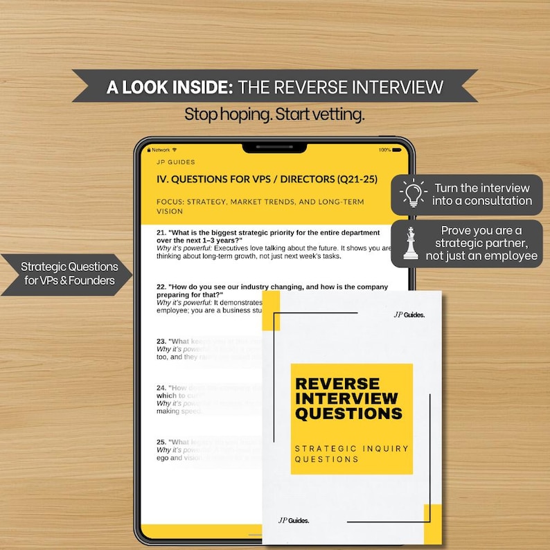 Executive Interview Prep Guide | STAR Method Workbook | Behavioral ...
