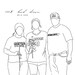Bestie Line Art Print – Minimal Hand Drawn Illustration, Friendship ...