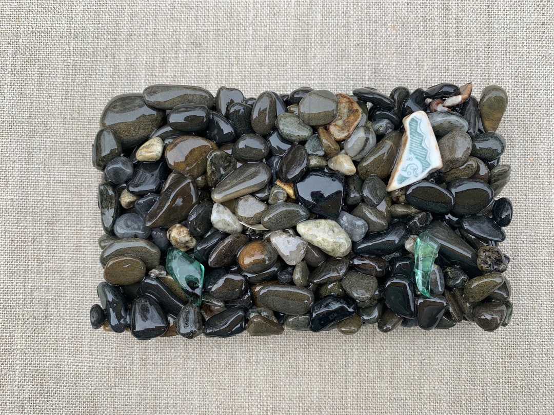 Beach Pebble Soap Dish Sponge Rest - Etsy