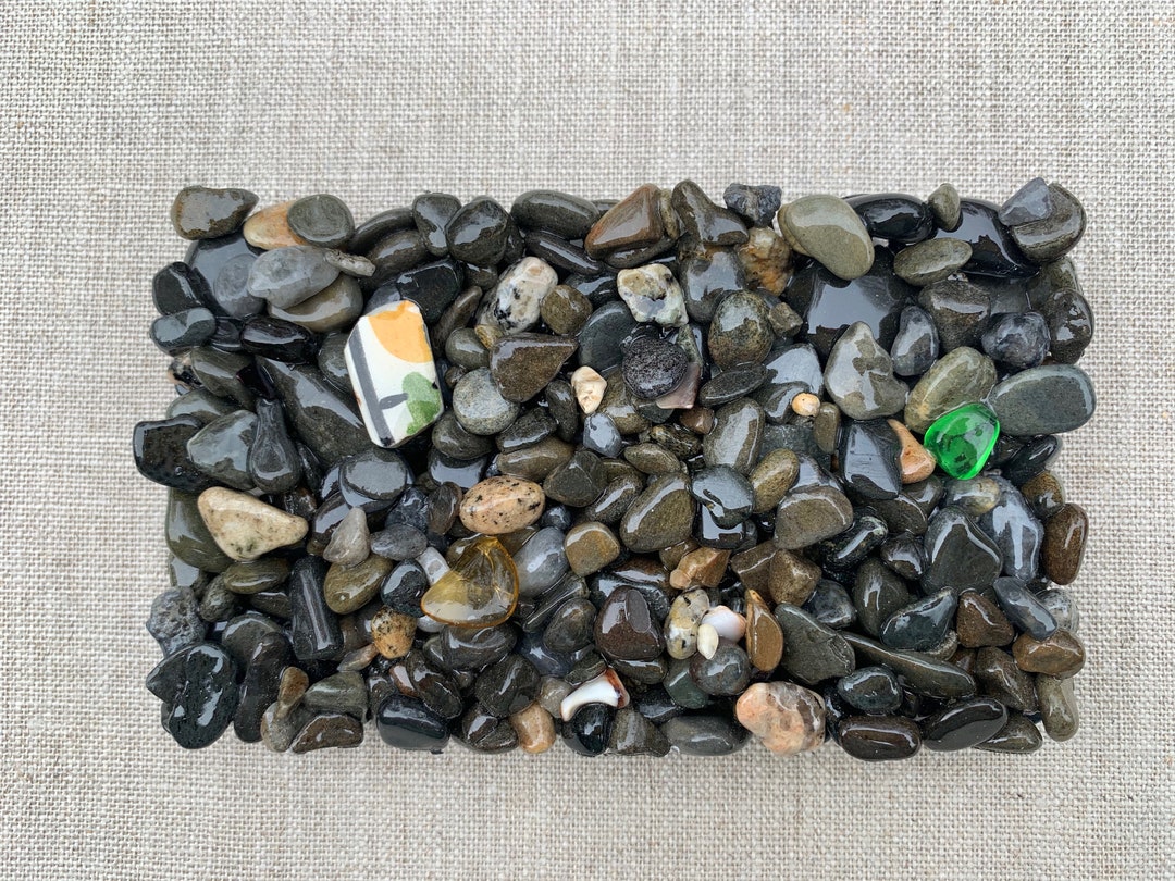 Beach Pebble Soap Dish Sponge Rest - Etsy