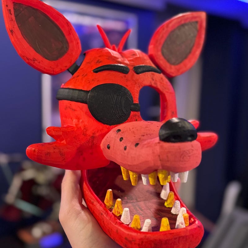 Five Nights at Freddy's Foxy Mask - Etsy