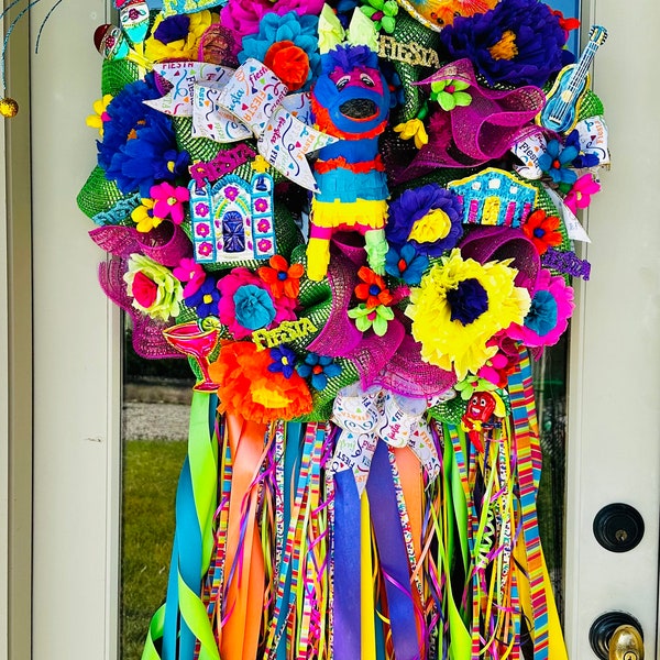 Fiesta Wreath - Etsy