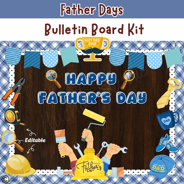 Fathers Day Bulletin Board - Etsy
