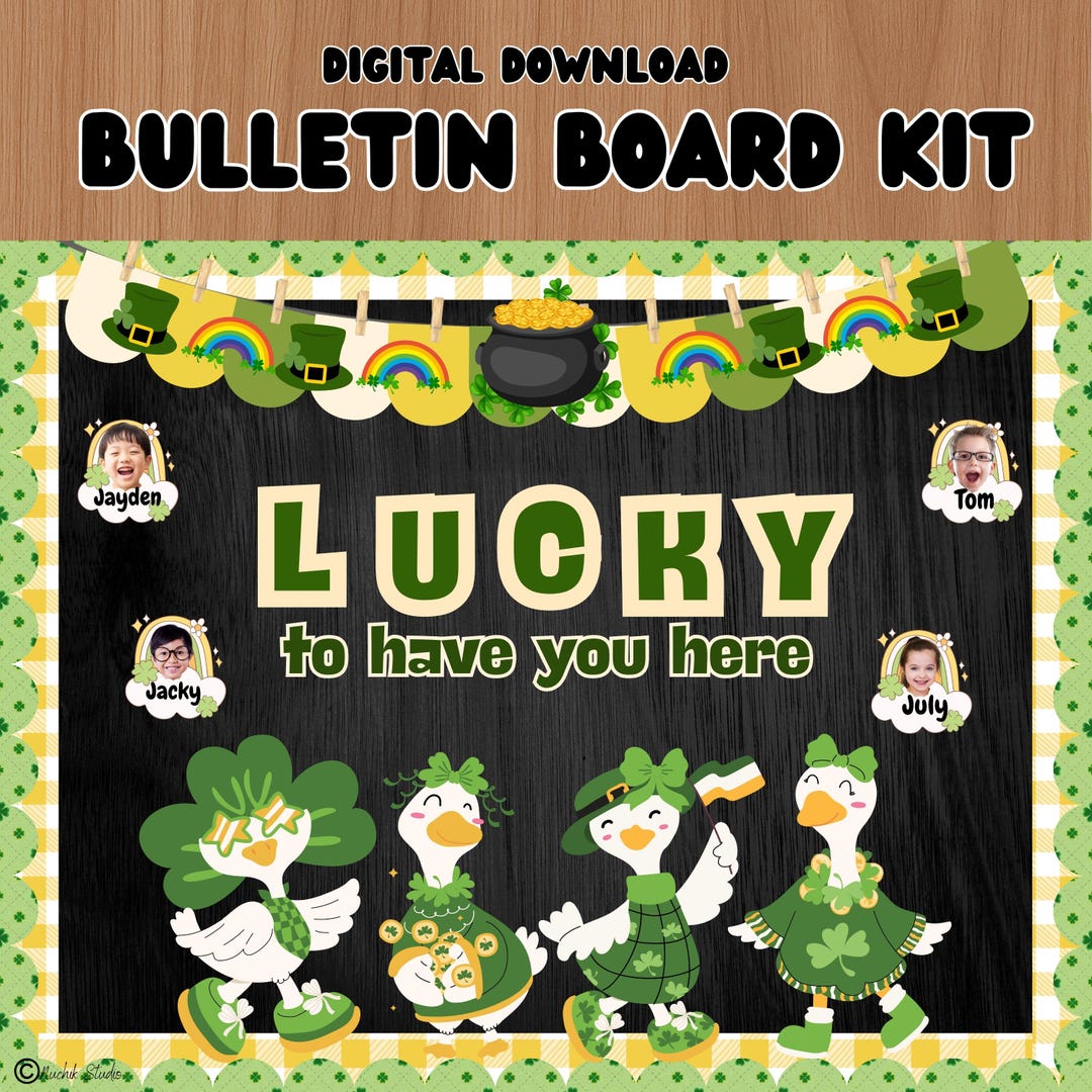 St. Patrick’s Day Classroom Decor | We Are so Lucky to Learn | Digital ...