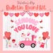 Valentine’s Day Bulletin Board Kit | Love Express | Printable Classroom ...