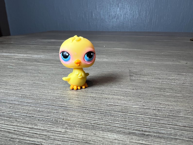 Littlest Pet Shop Yellow Chick – Authentic LPS, Easter Basket Toy ...