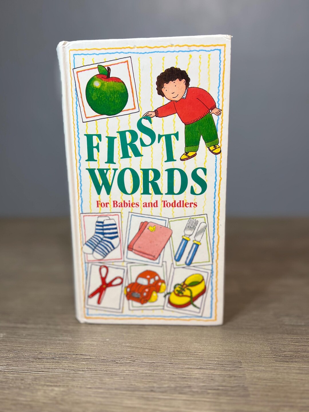 Vintage 1990 First Words Board Book Jane Salt Gerald Hawksley Random ...