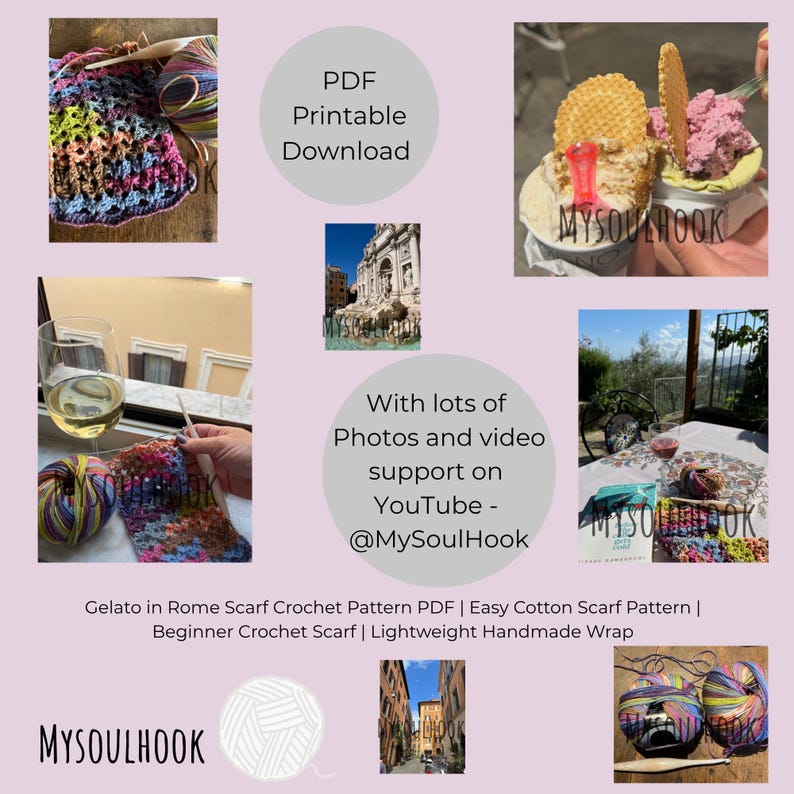 3 Travel-inspired Crochet Scarf Patterns | Beginner Friendly PDF Bundle ...