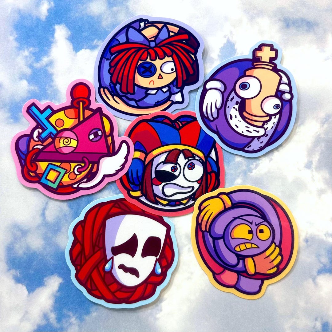 TADC Ball Stickers | the Amazing Digital Circus Stickers - Etsy