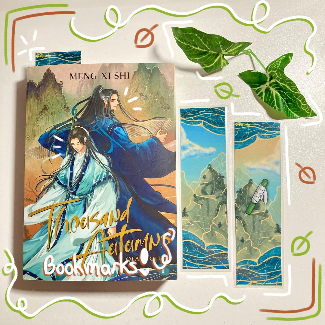 Thousand Autumns Inspired Double-sided Bookmark - Etsy