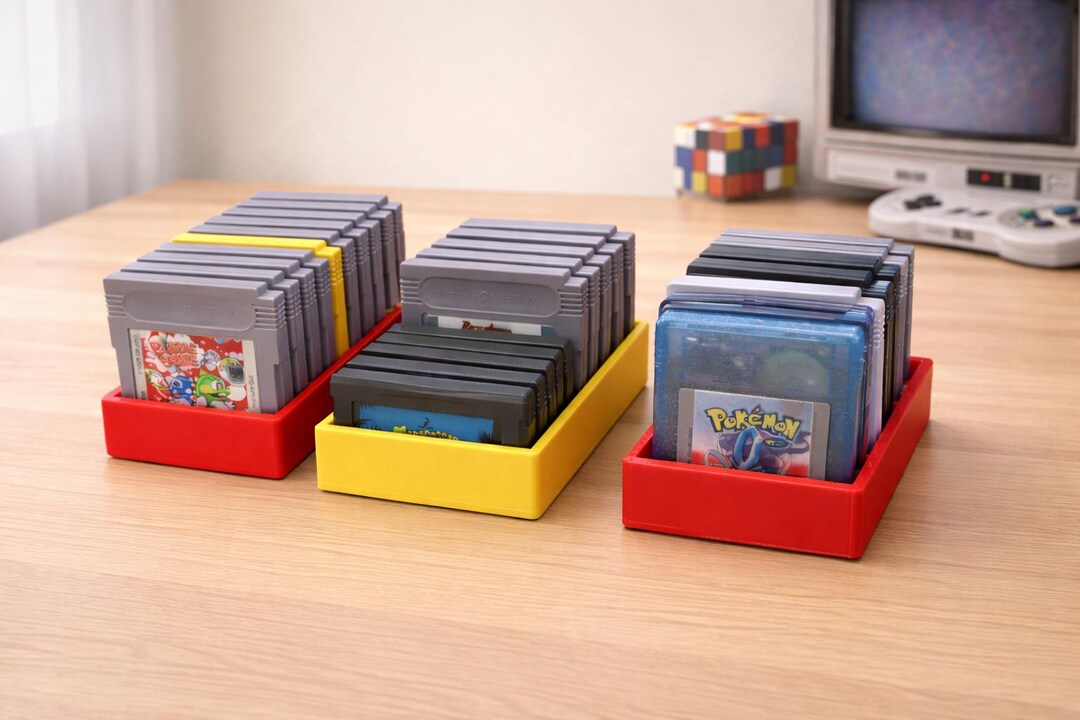 Game Boy Cartridge Holder – 10 Slot Organizer for GB, GBC & GBA - Etsy