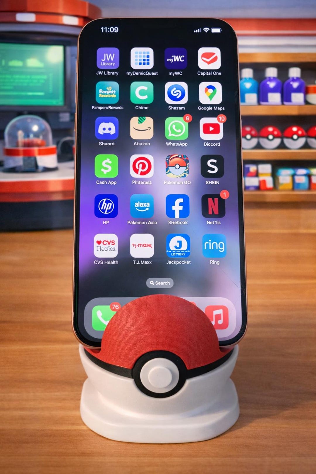 Pokéball Phone Stand - Etsy
