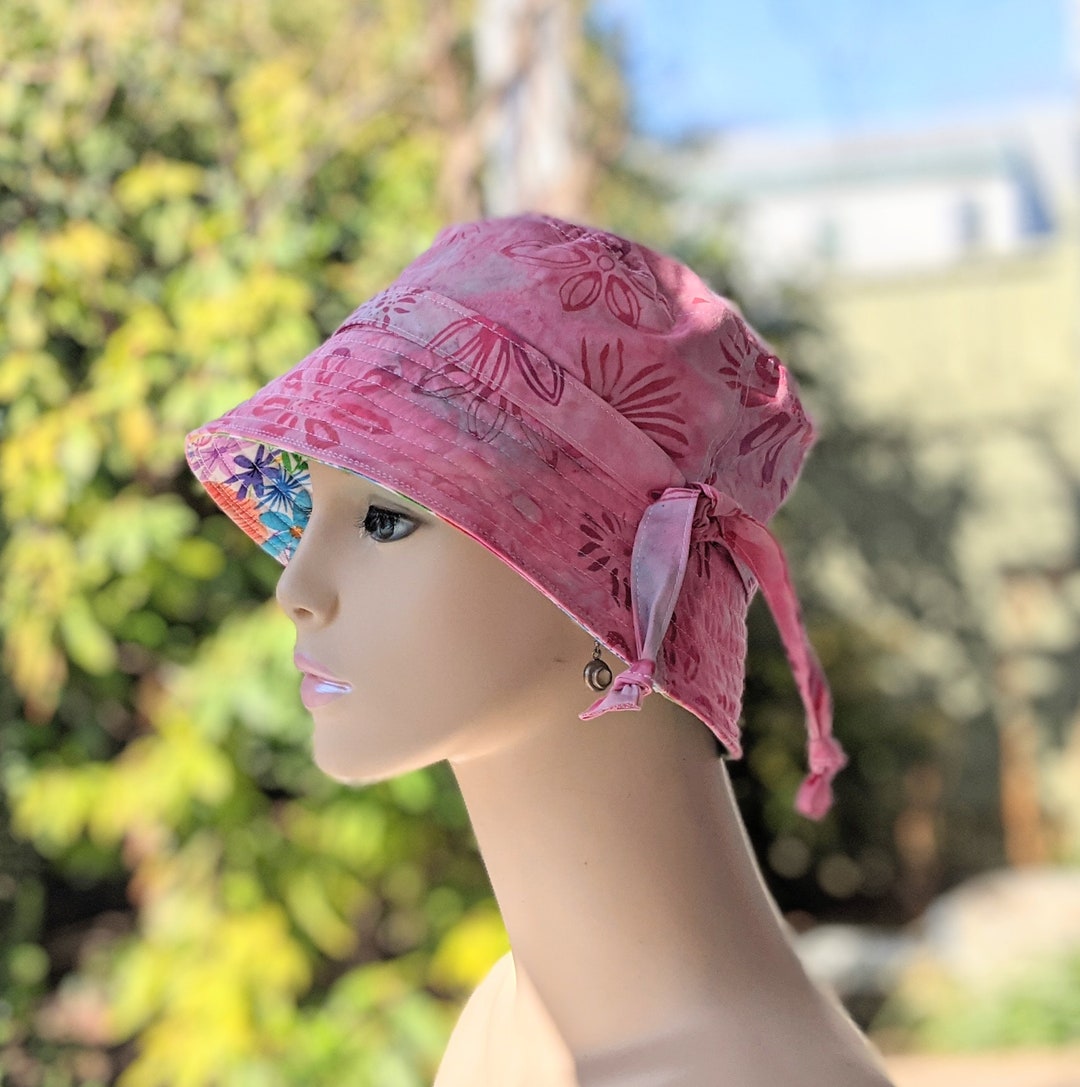 Chemo Hat, Mini Sun Hat, See 3rd/4th Photo for Size Chart, Women's ...