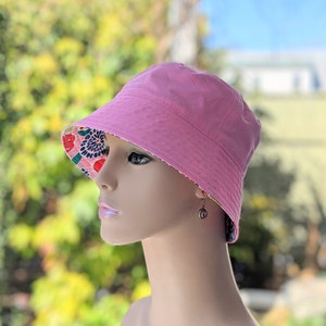 Women's Chemo Hat, Cancer Hat, Mini Sun Hat, See 3rd/4th Photo for Size ...