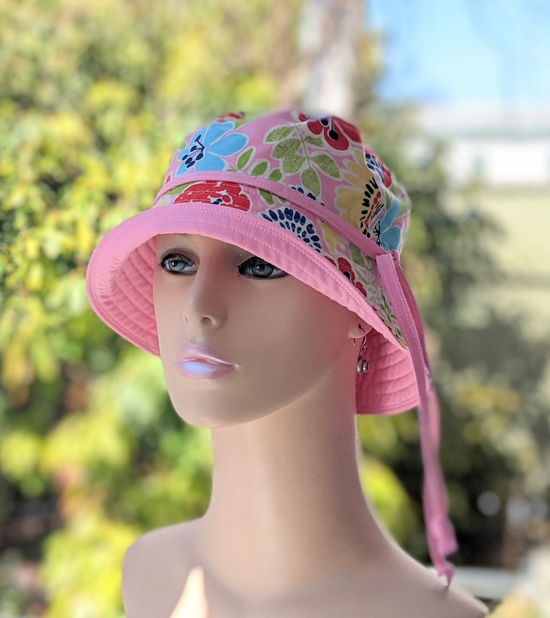 Women's Chemo Hat Cancer Hat Mini Sun Hat See 5th Photo - Etsy