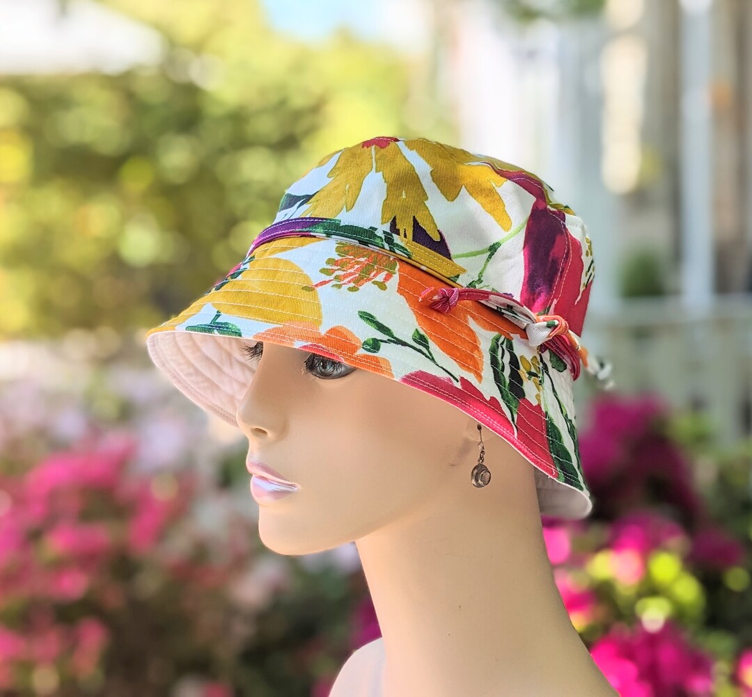 Chemo Hat, Mini Sun Hat, Cancer Hat,see 3rd/4th Photos for Size Chart ...