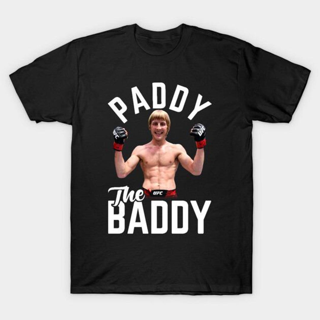 Paddy Pimblett “the Baddy” Graphic T-shirt, Fighter Fan Tee, Unisex ...