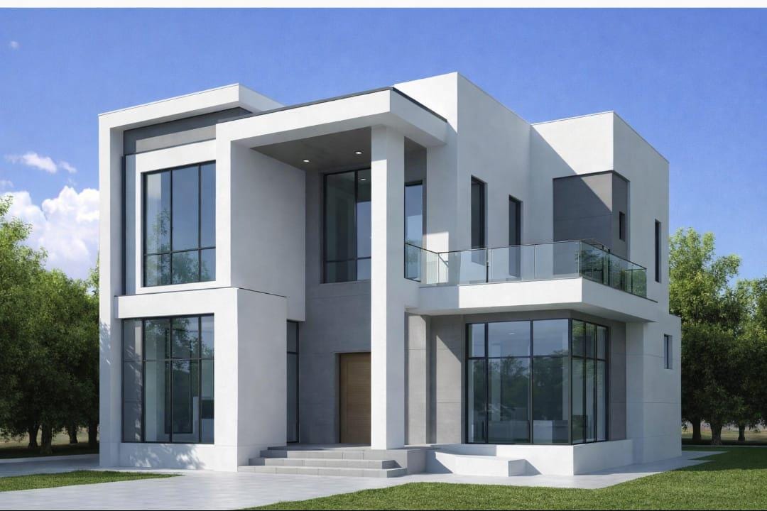 Modern 5 Bedroom Villa Design – Ready-to-use Rendered Drawings - Etsy