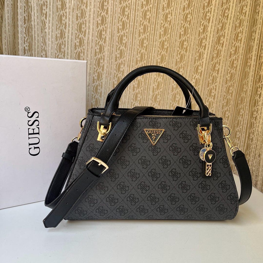 Structured Dome Handbag With Signature Emblem - Etsy
