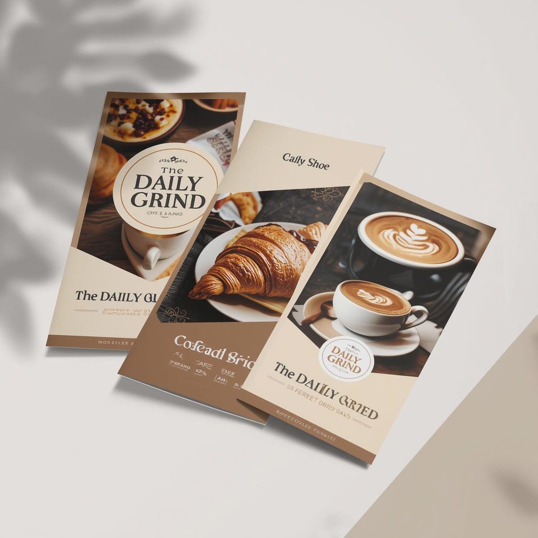 Coffee Shop Menu Template Canva | Editable Cafe Menu | Bakery Menu | Bi ...