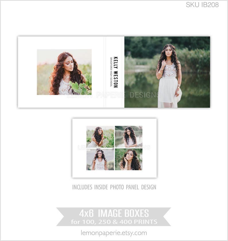 4x6 WHCC Image Box Templates for 100, 250 & 400 Prints, PSD Photoshop ...