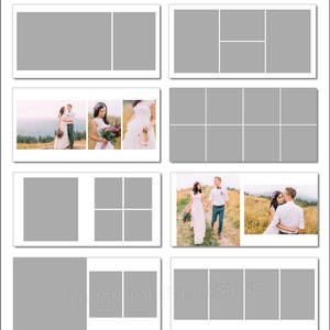 SALE 8x8 WHCC Album Template 60 Page Includes 12x12 10x10 - Etsy