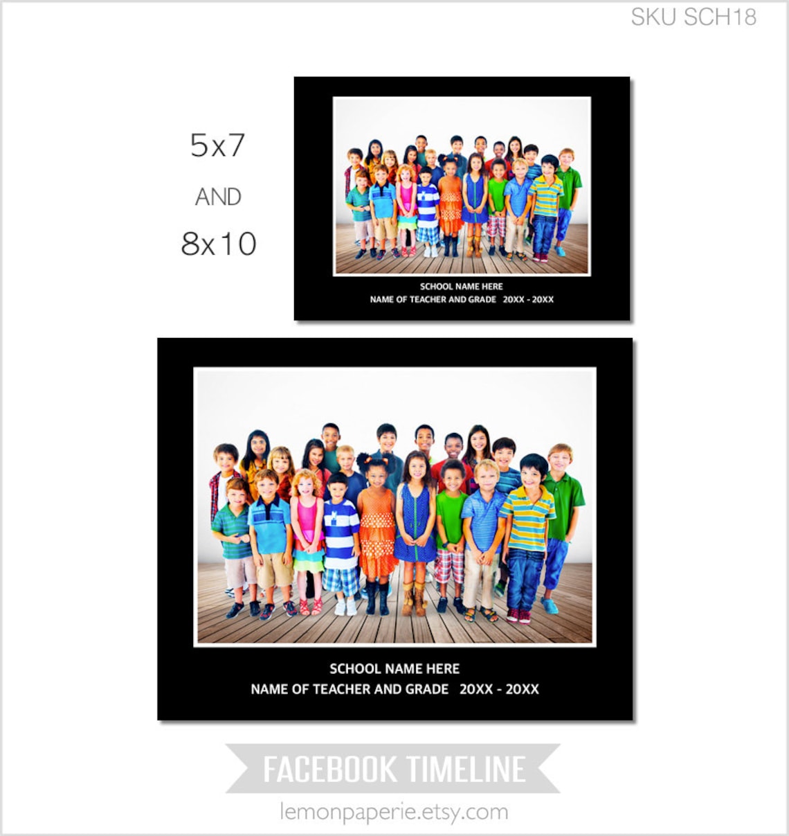 INSTANT DOWNLOAD - 5x7 and 8x10 Group Composite, Memory Mate, Photoshop ...