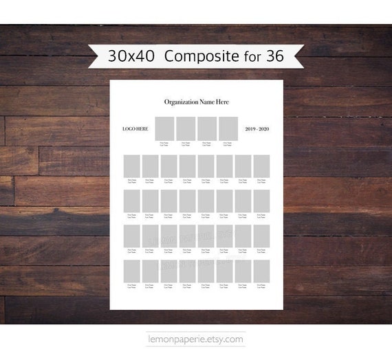 30x40 Composite for 36 Photoshop Template SCH94 INSTANT - Etsy