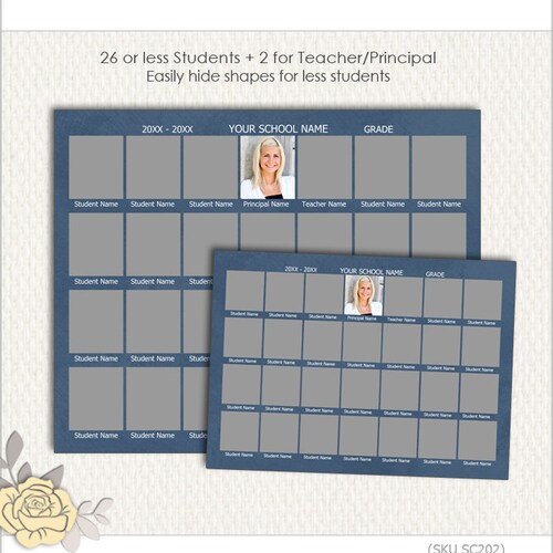 INSTANT DOWNLOAD 5x7 and 8x10 Group Composite Memory Mate - Etsy