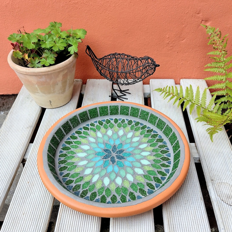 Bird Bath Decor Solar - Etsy UK