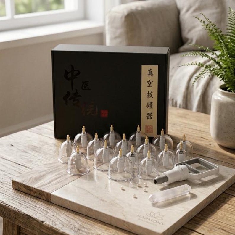 Cupping Therapy Set Vacuum Massage Cups Kit – Anti Cellulite Body ...